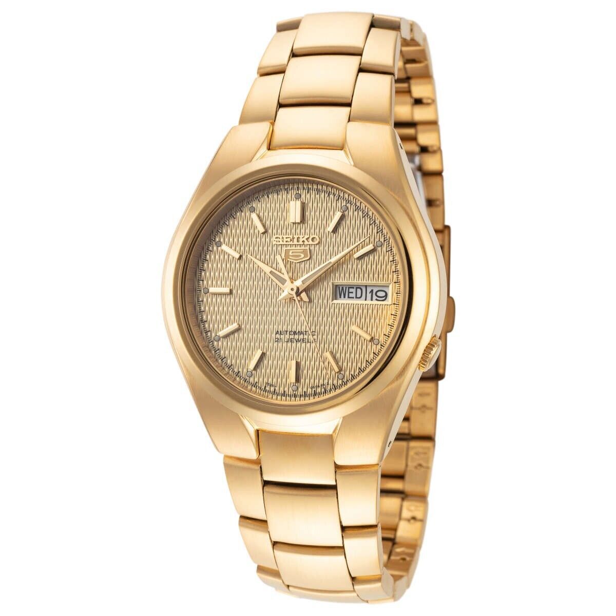 Seiko Automatic Gold Plated Men's Watch SNK610K1 - Wristwatches