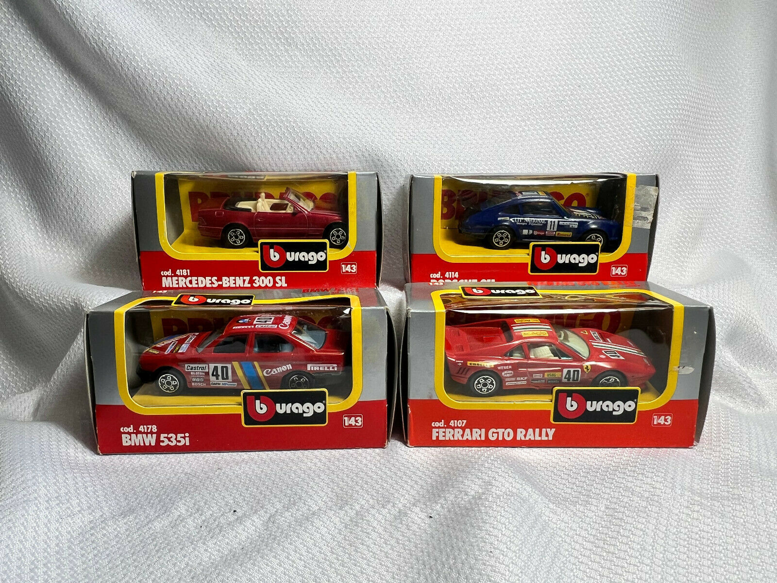 Bburago 1/43 Scale Mercedes 300SL Ferrari and similar items