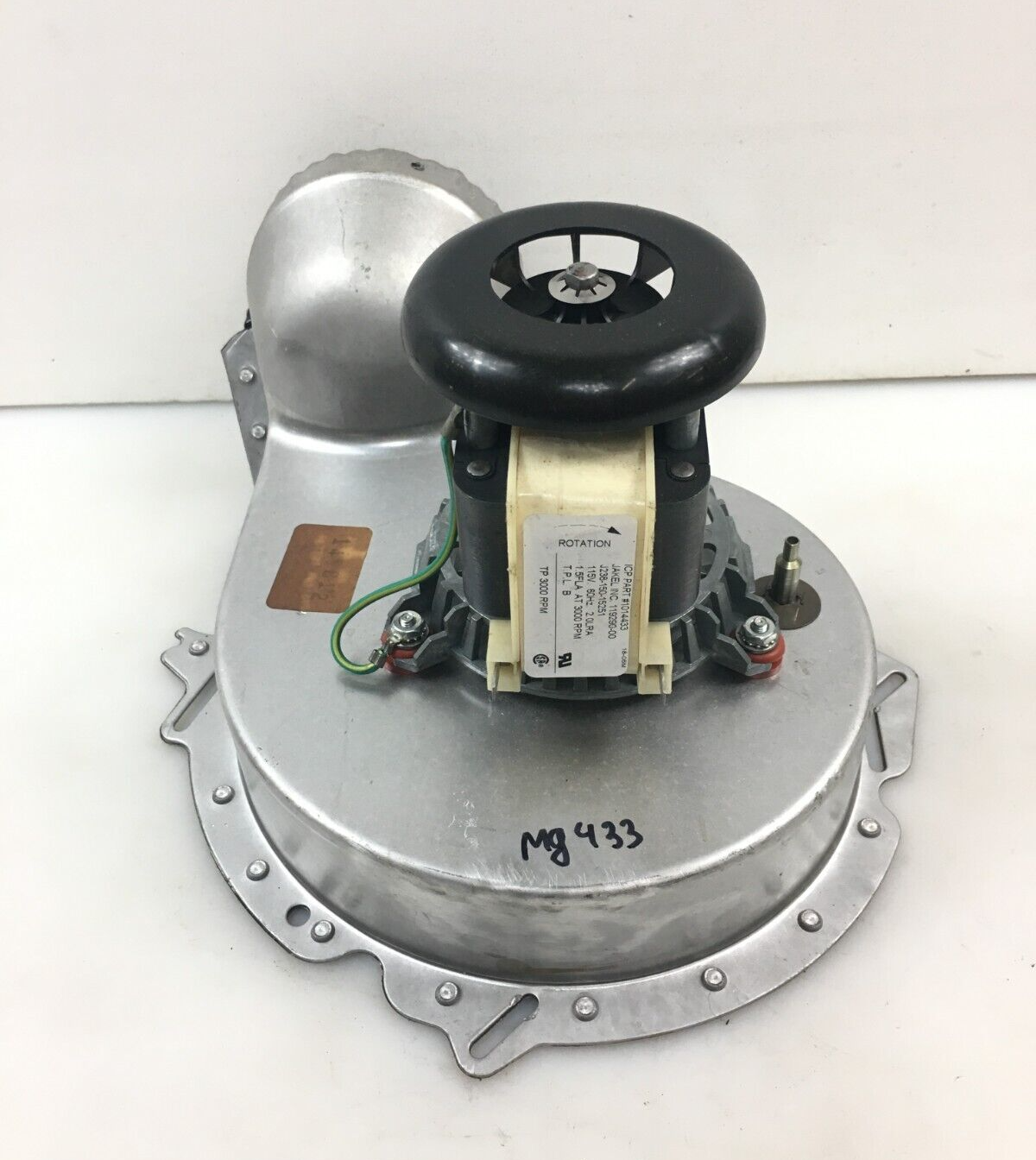 JAKEL J238-150-15251 Draft Inducer Blower Motor ICP 119290-00 1014433 ...
