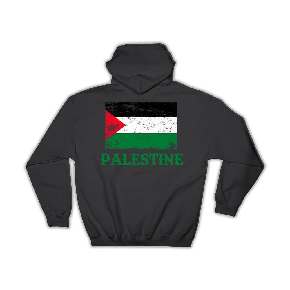 Palestine : Gift Hoodie Distressed Flag Patriotic Palestinian Expat ...