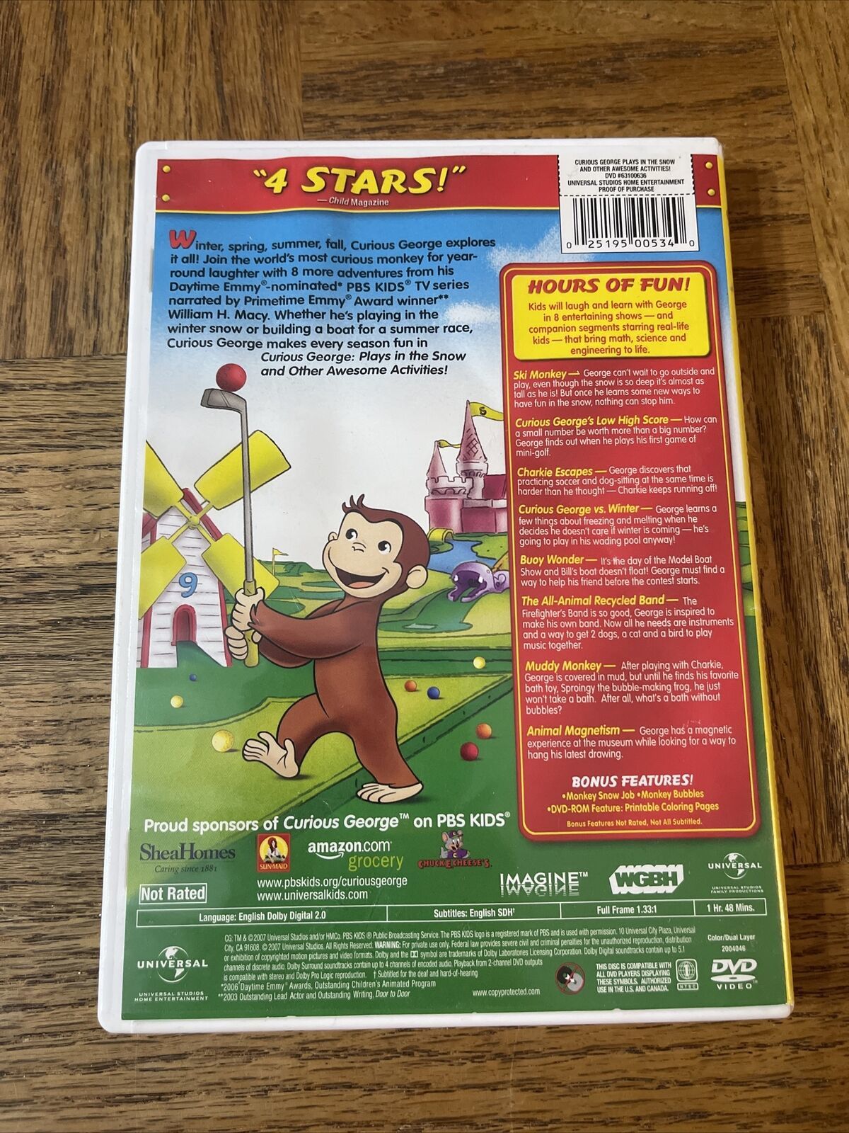 Curious George Plays In The Snow DVD - DVDs & Blu-ray Discs Curious George Plays In The Snow DVD - DVDs & Blu-ray Discs