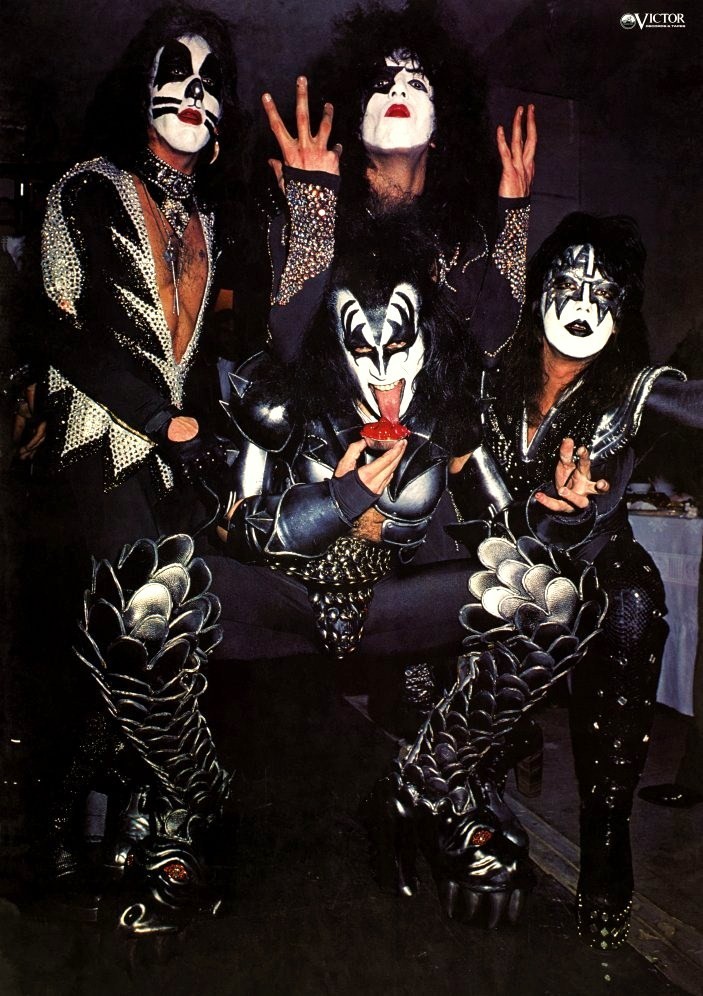 KISS Band 24 x 34 Japan Victor Reproduction Poster - Rock Concert ...