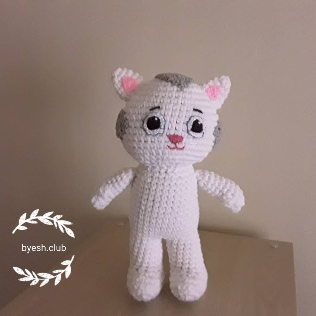 Katerina Kitty Crochet Chibi Doll Pattern, and similar items