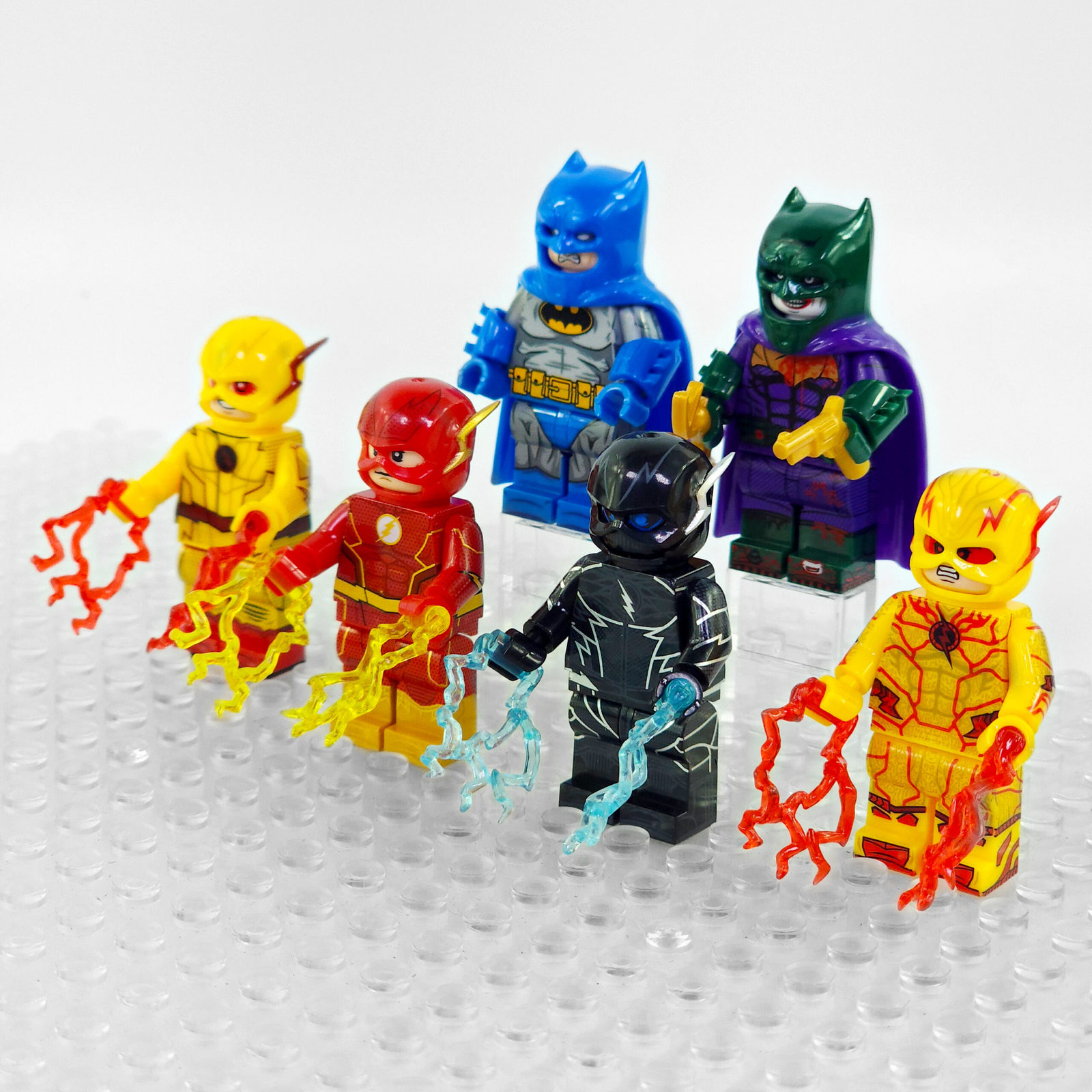 6pcs The Flash Reverse-Flash Zoom The Joker Batman Imposter Minifigures ...