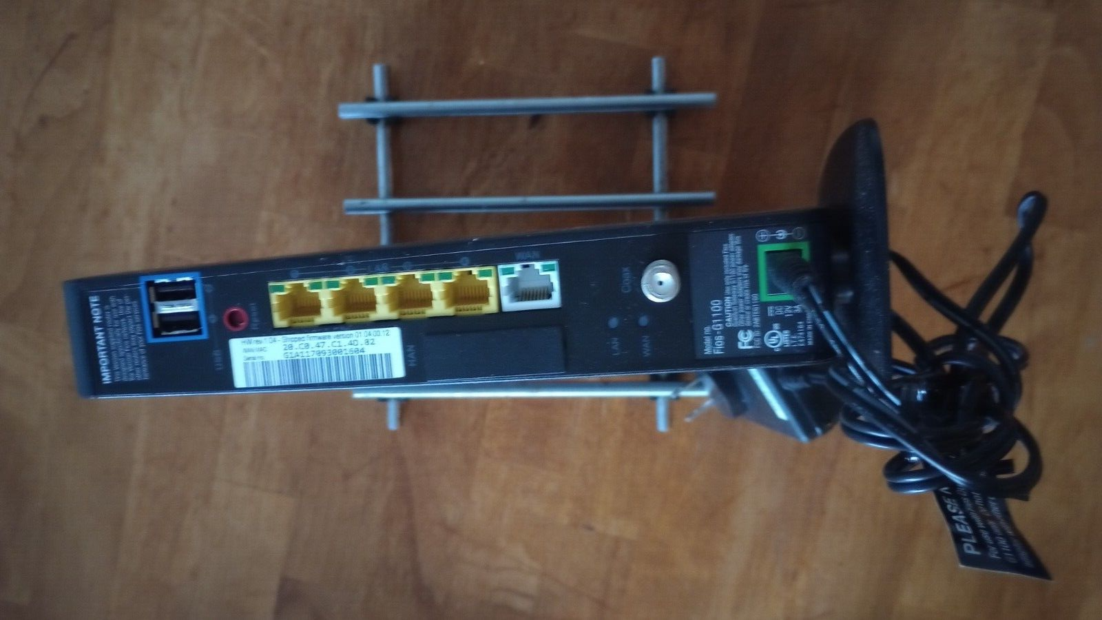 Verizon G1100 Router FiOS-G1100 Dual Band W/AC &Cat 5E With Stand(Fios ...