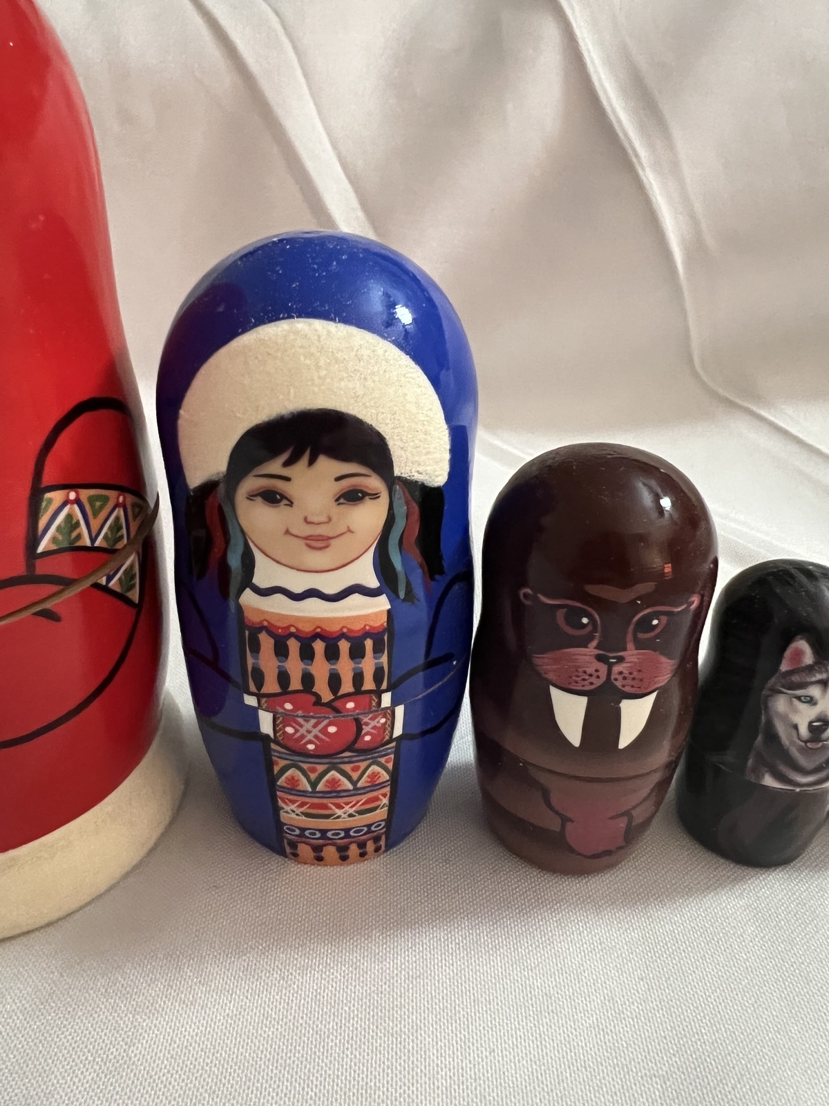 Golden Cockerel Eskimo Nesting Matryoshka Doll 5 piece set - Play Sets