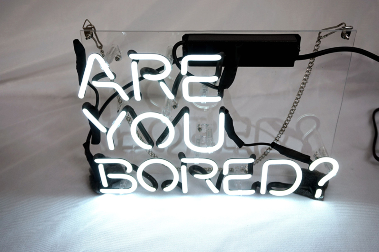 'Are You Bored' Beer Bar Pub Decor Art Real Neon Light Sign 12"x8 ...
