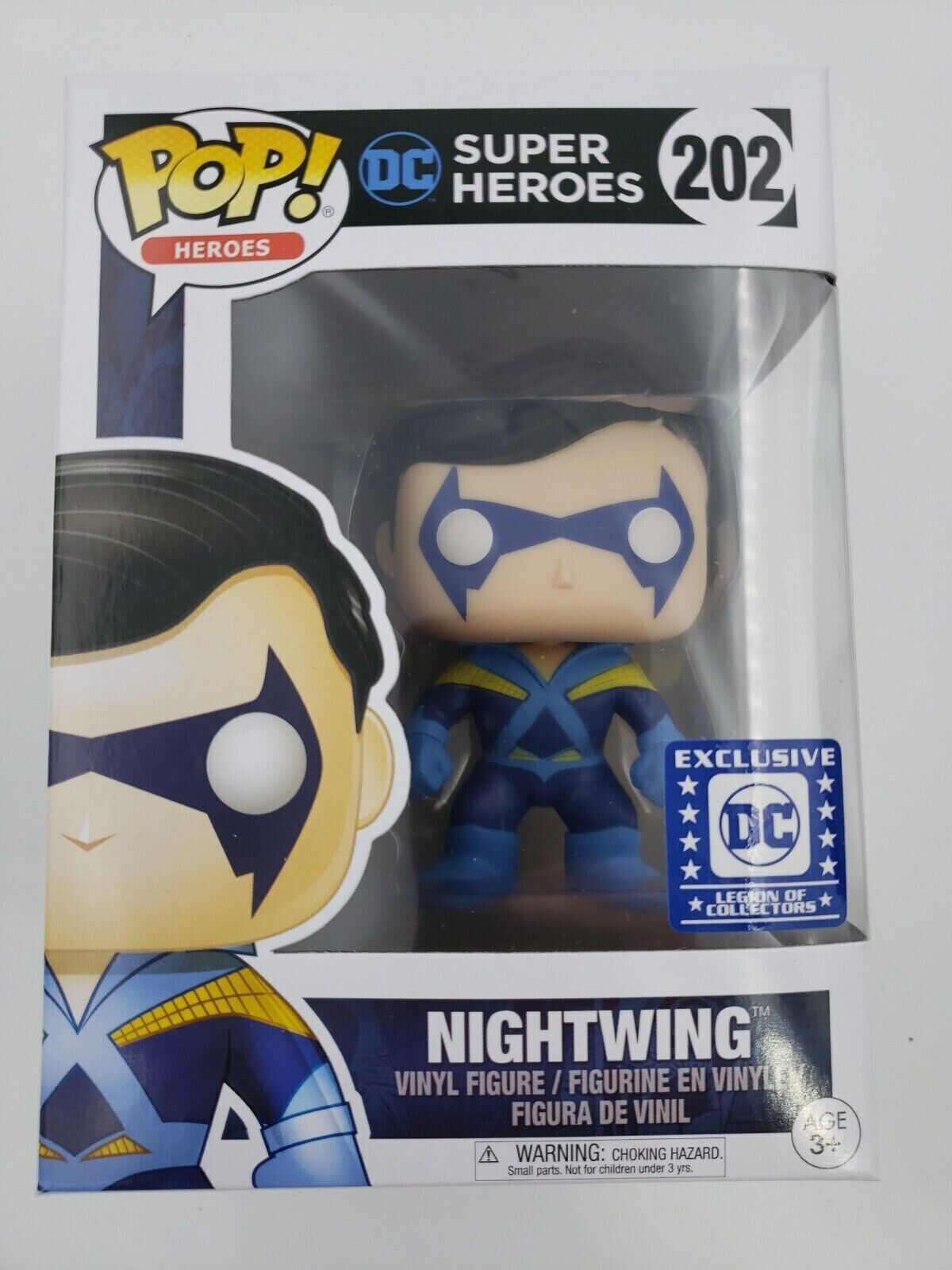 NIGHTWING FUNKO POP #202 DC LEGION OF COLLECTORS EXCLUSIVE NEW TEEN ...