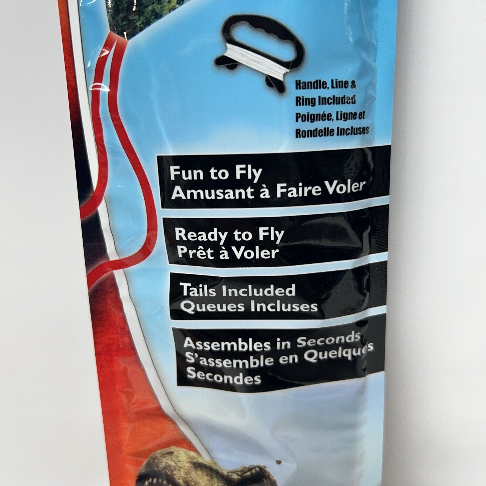 EZBreezy 22" Jurassic World Raptor Diamond Poly Kite Ready to Fly! Lot ...