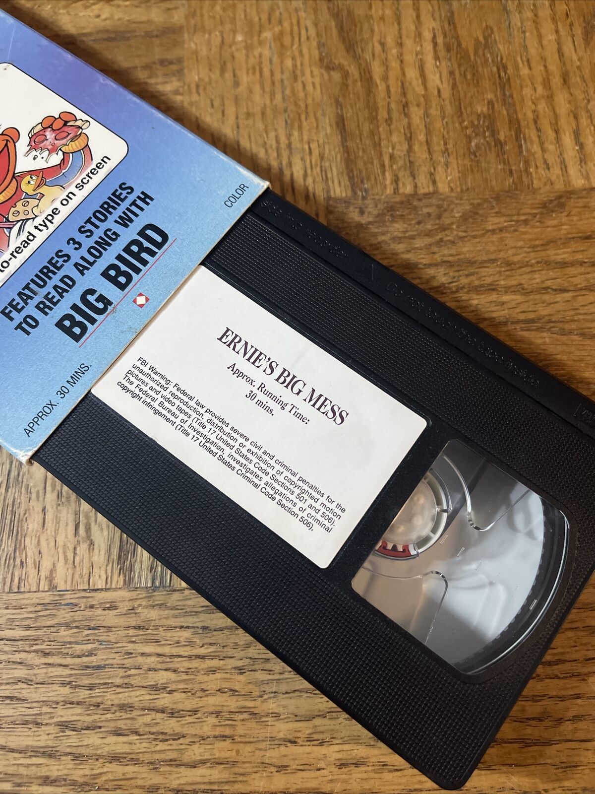 Sesame Street Ernie’s Big Mess VHS - VHS Tapes