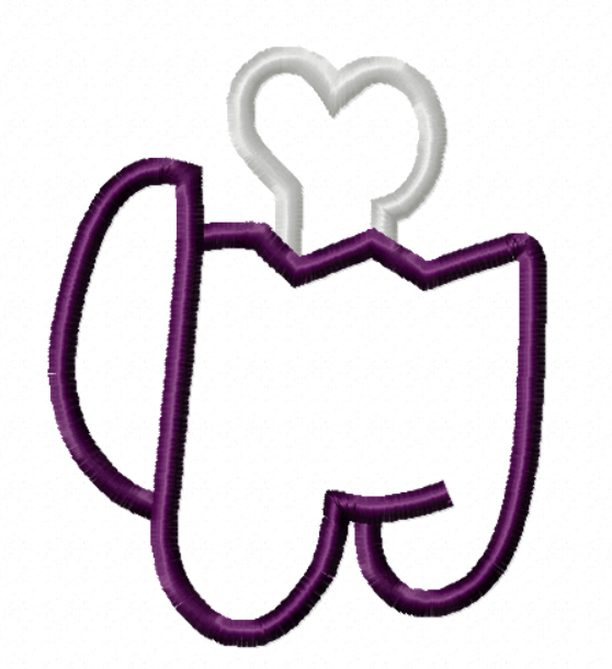 Among Us Dead Body Machine Embroidery Applique Design Instant Download ...