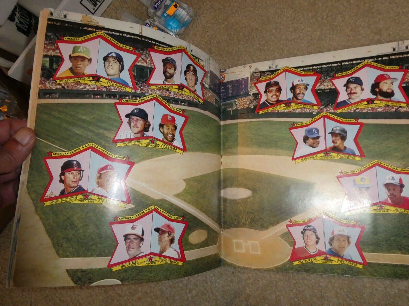 Vintage 1983 Topps Baseball Sticker Album Complete with ALL Stickers ...
