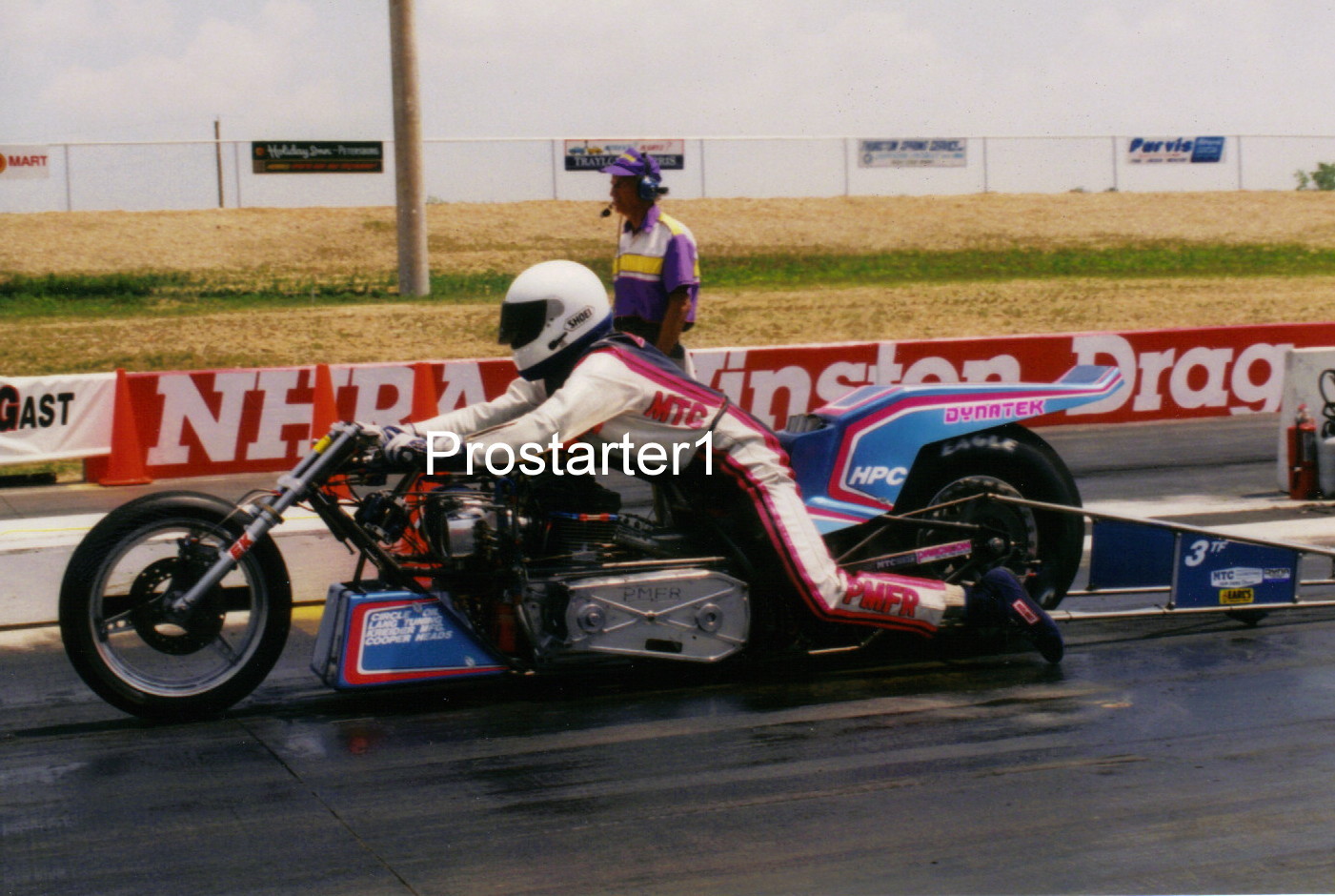 Top Fuel Motorcycle Drag Racing Color Photo TONY LANG Richmond 1994 ...