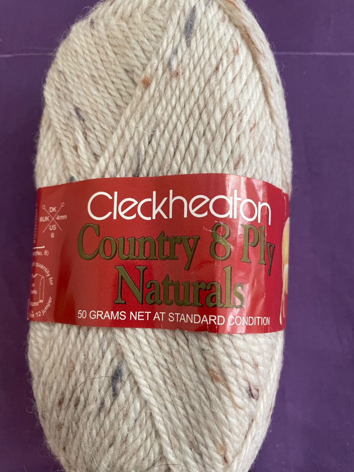 Cleckheaton Country Naturals 8 Ply DK weight Wool blend yarn color 1805 ...