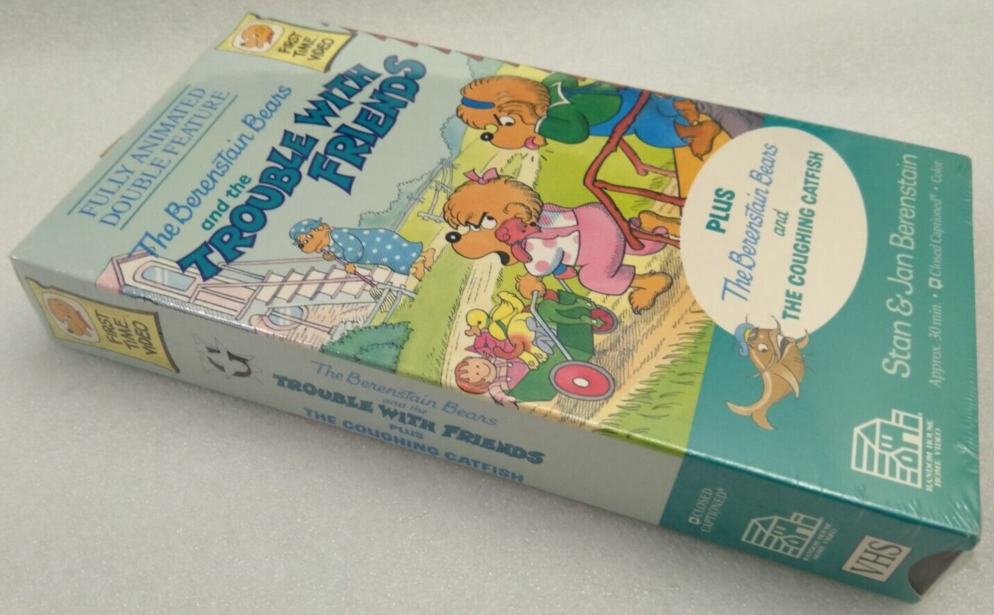 VHS The Berenstain Bears Trouble with Friends & The Coughing Catfish ...
