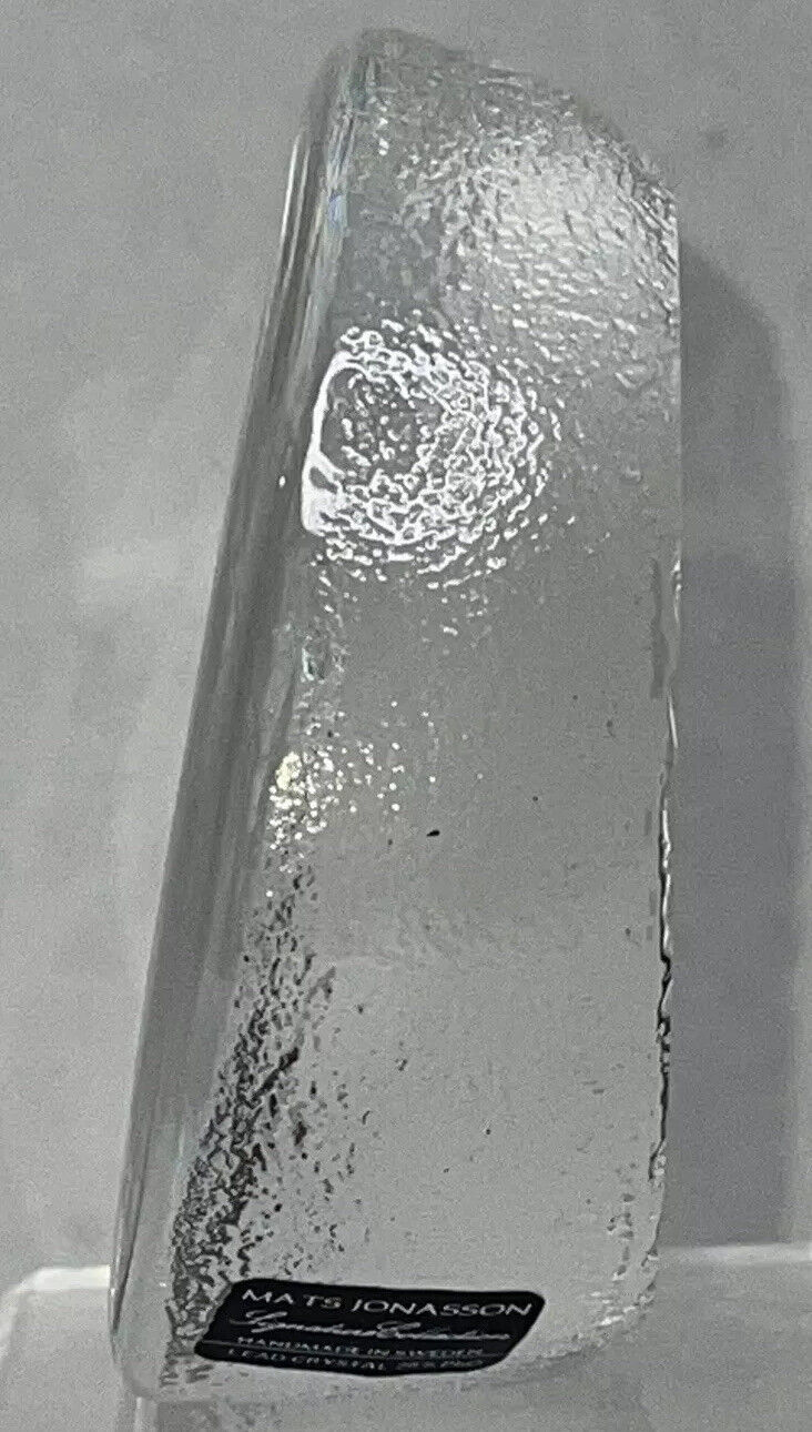 MATS JONASSON SIGNATURE COLLECTION CARDINAL BIRD LEAD CRYSTAL ...