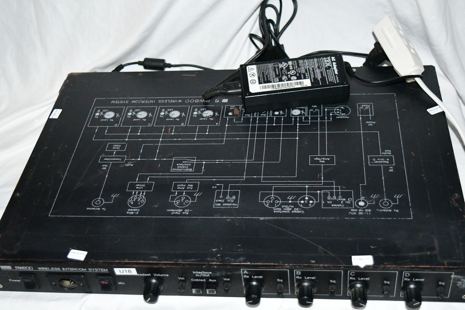 HME Wireless RW800 Belt-Pac 800 Intercom system rack module only 515b3 ...