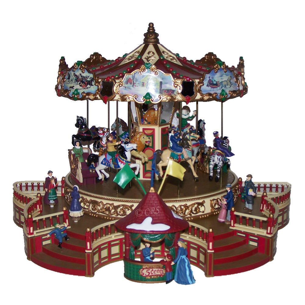 Mr Christmas Animated Holiday Around the Carousel Another Original ...