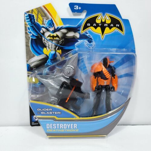 Batman Destroyer Deathstroke Action Figure New Mattel Glider Blaster DC ...