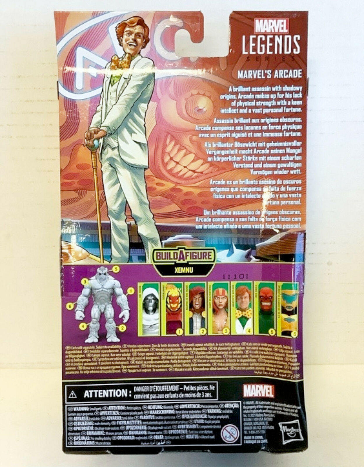 NEW Hasbro F2797 Marvel Legends Super Villains MARVEL'S ARCADE 6 ...