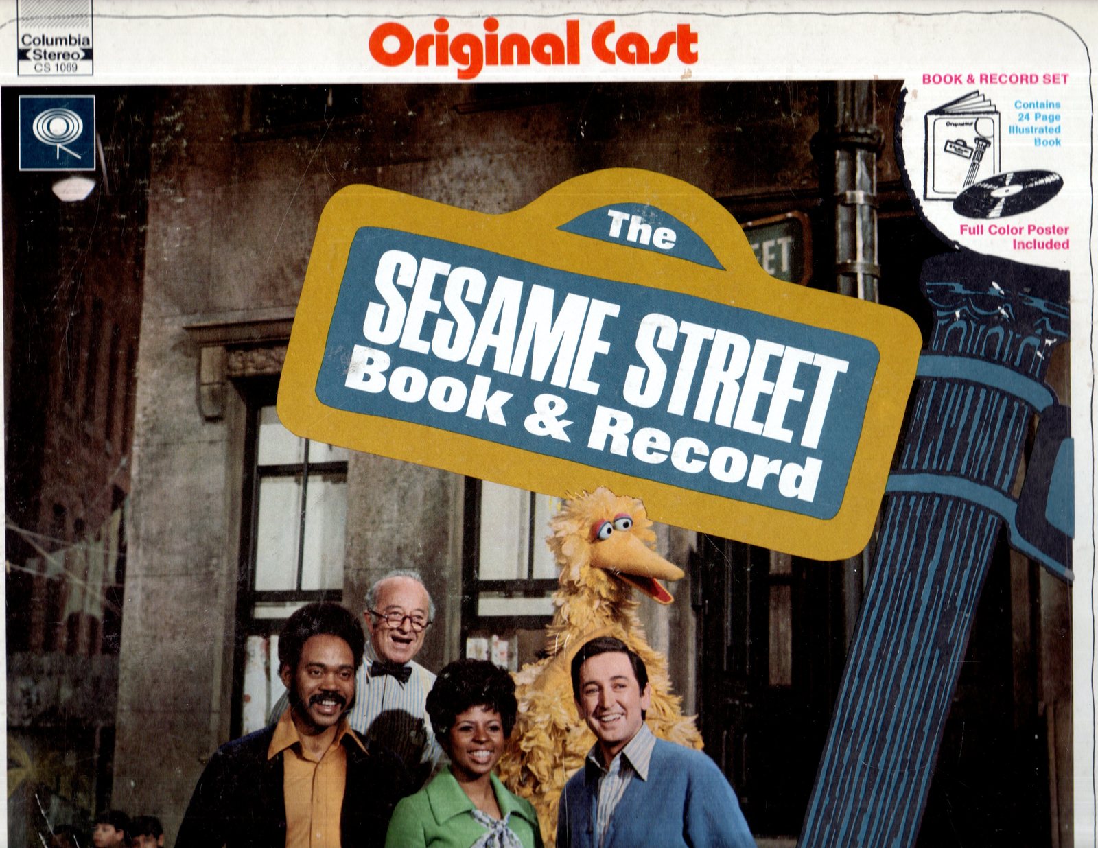 The Sesame Street Book & Record Album Original Cast Columbia Stereo ...