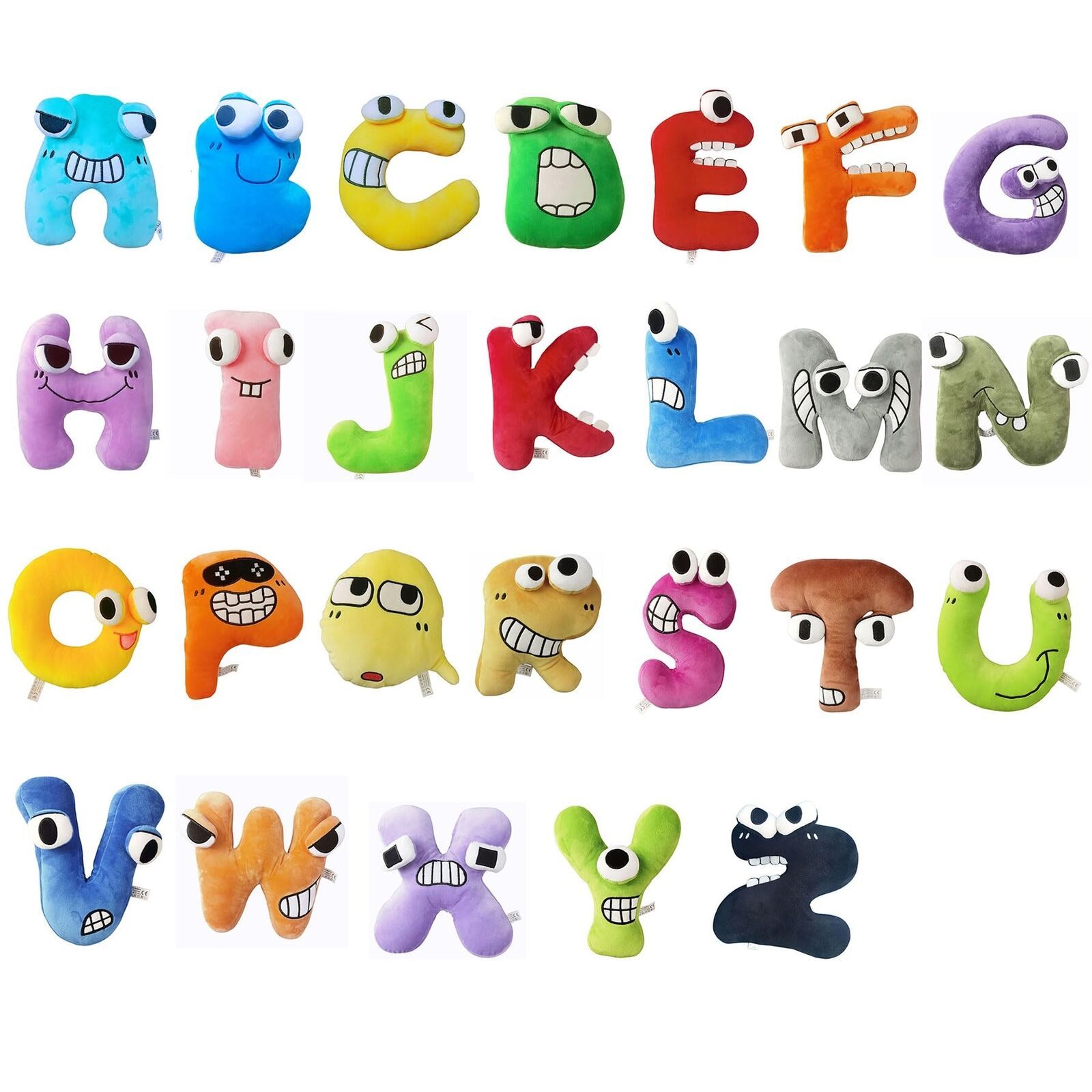 Geniuscells Alphabet Lore Plush Letter J Number Blocks Toys Activity ...