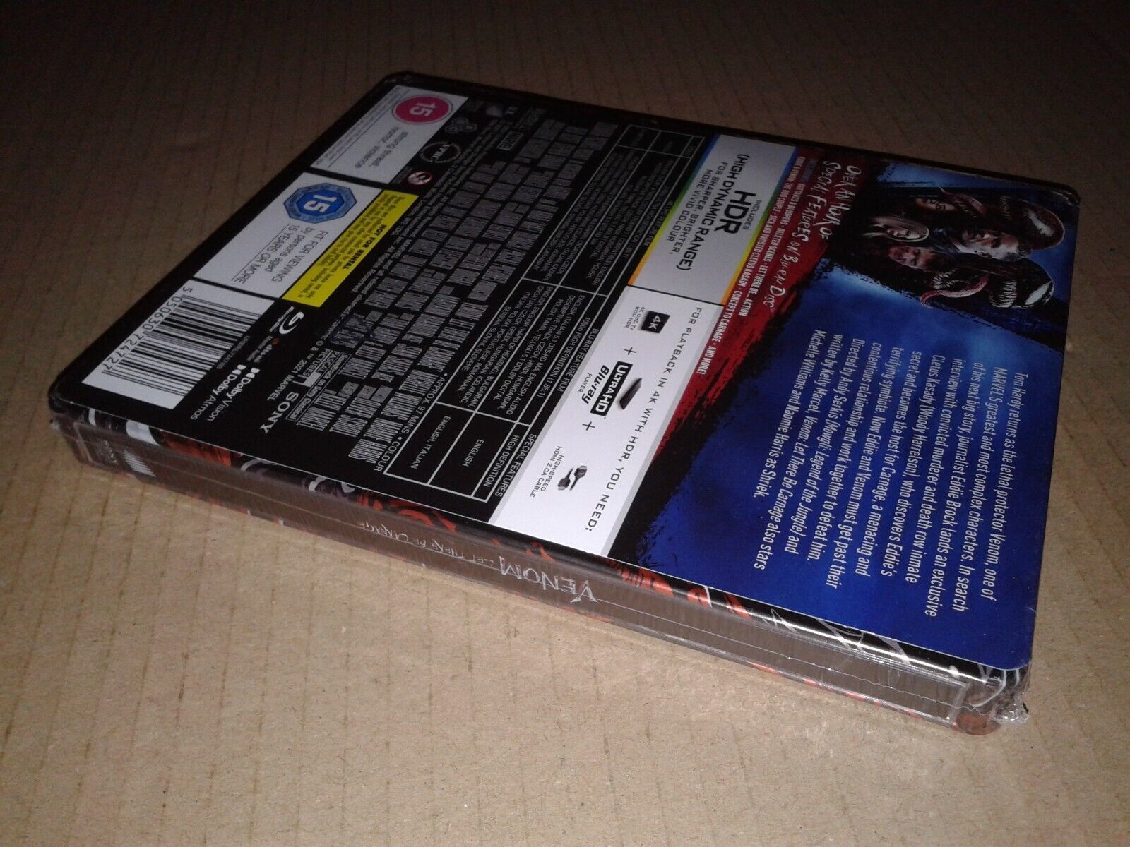 Venom: Let There Be Carnage 4K UHD + 2D Blu-ray Steelbook (UK Release)- show ... - DVDs & Blu ...