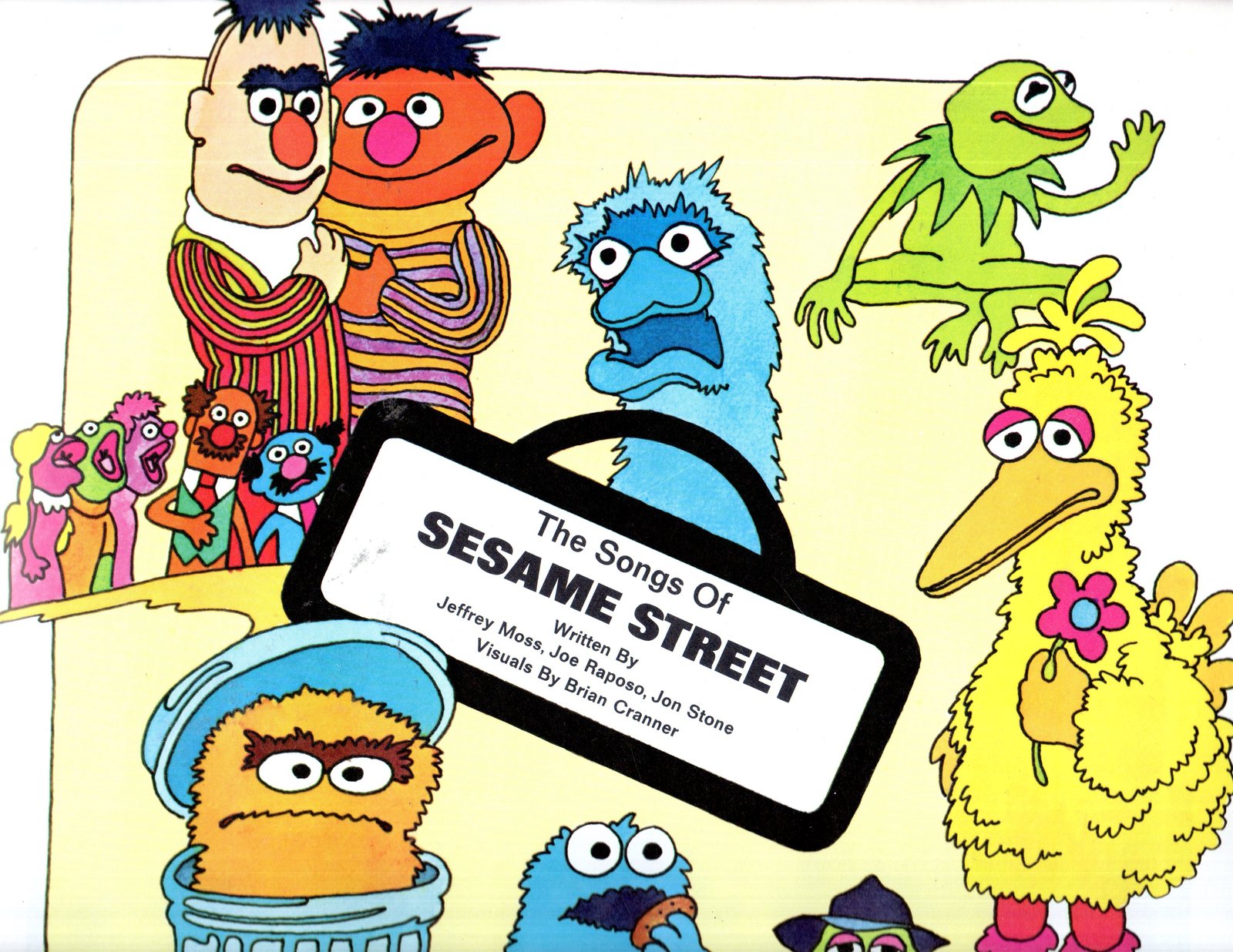 The Sesame Street Book & Record Album Original Cast Columbia Stereo ...