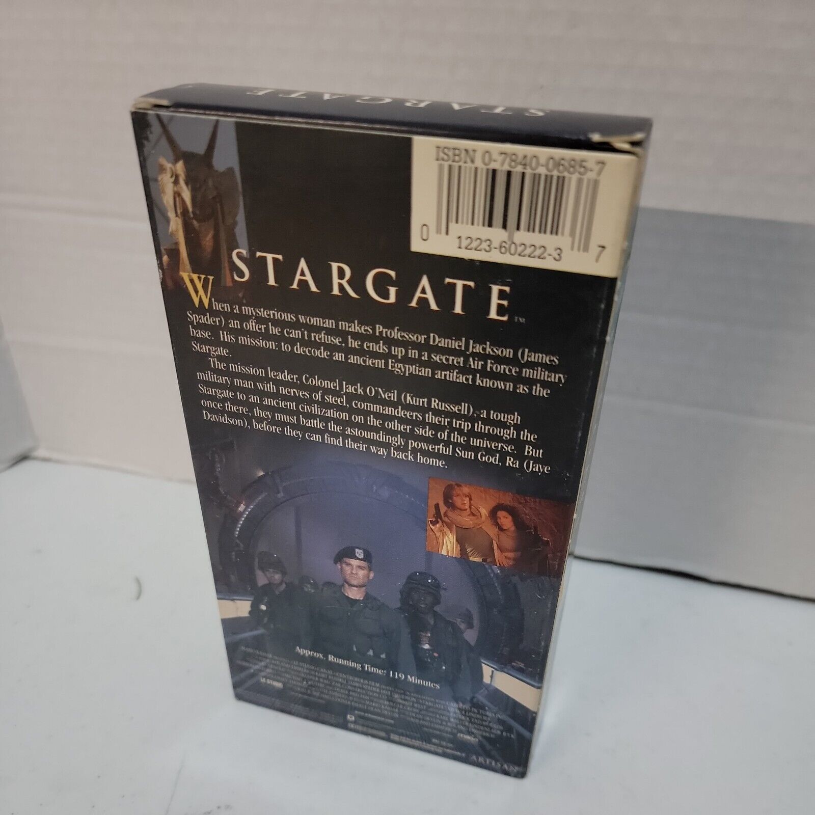 Stargate VHS VCR Video Tape Movie Kurt Russell, James Spader Used - VHS ...