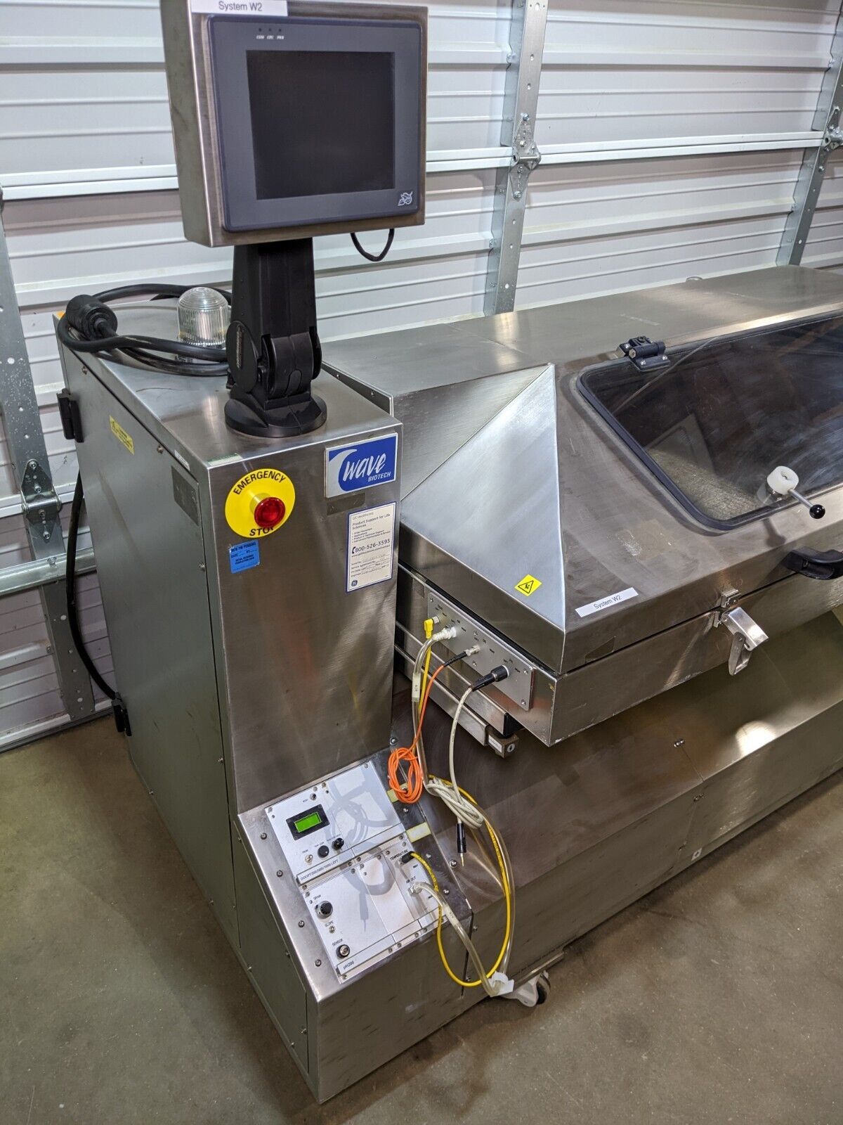 GE Healthcare 28-4115-54 Wave Bioreactor System 200 SYSTEM200EH w/ CO2 ...