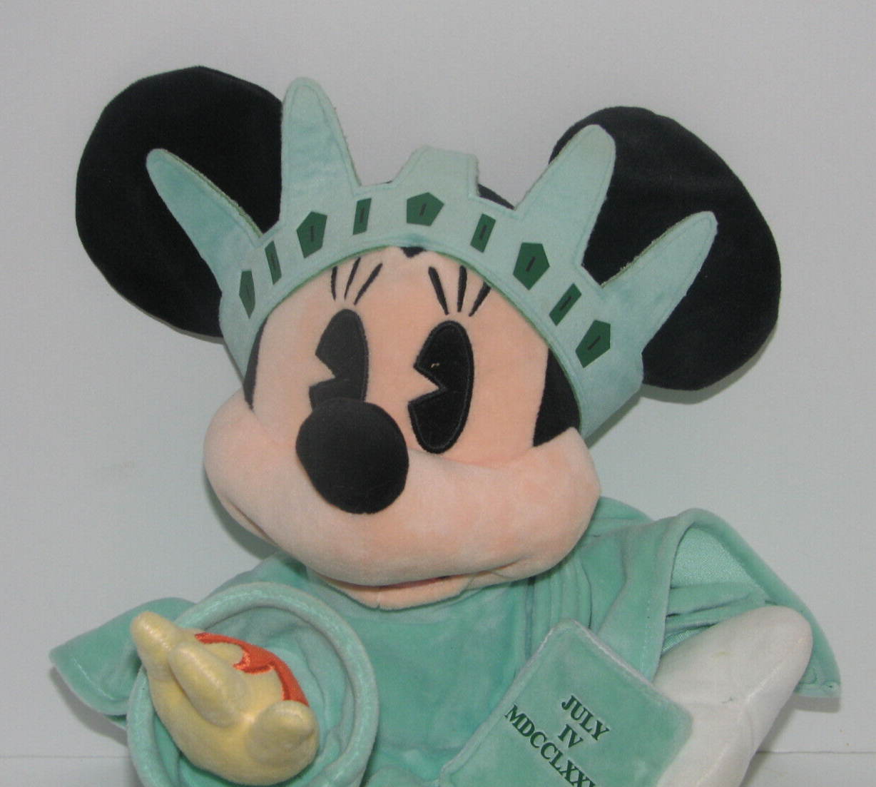Disney Story Minnie Mouse Lady Liberty Statue of Liberty Plush Stuffed ...