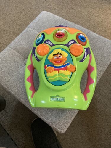 Sesame Street Bongo Light Up Fisher Price drum Elmo Cookie Monster ...