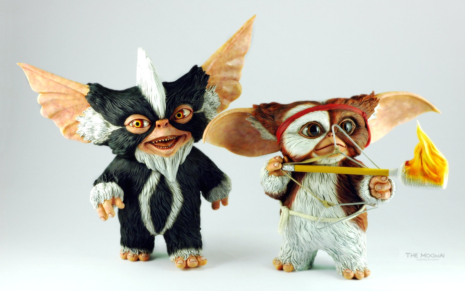 Gizmo Gremlins as Rambo 1/1 LOVELY MOGWAI Life Size DIY Resin Model Kit ...