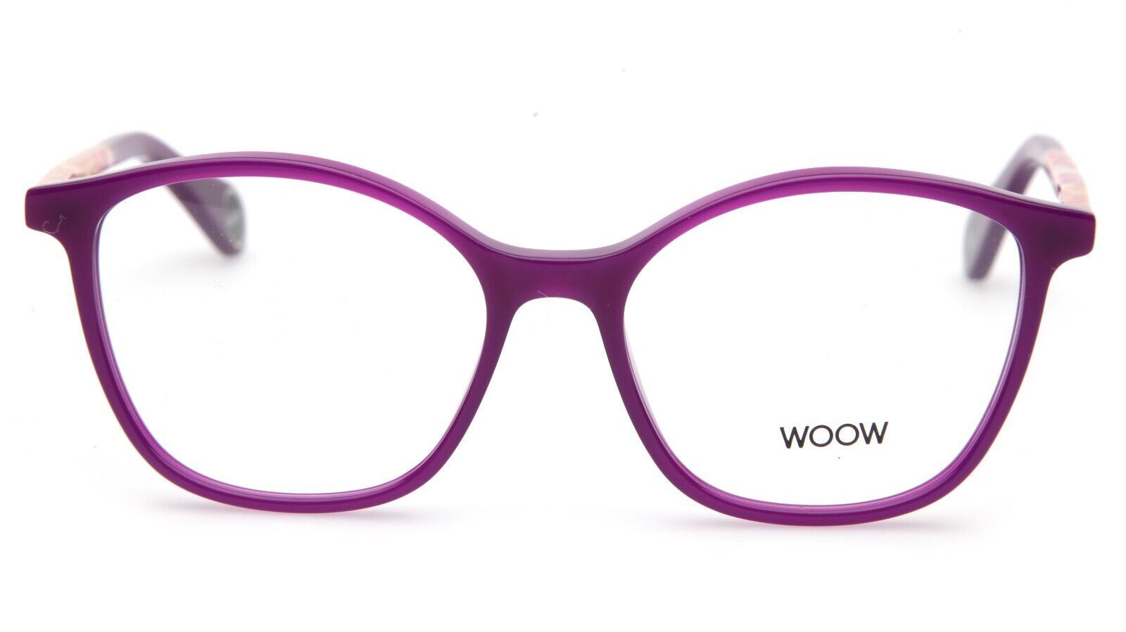 NEW WOOW Get Ready 2 Col 0296 Opaque Neon Violet EYEGLASSES 50-16-140mm B42mm - Eyeglass Frames