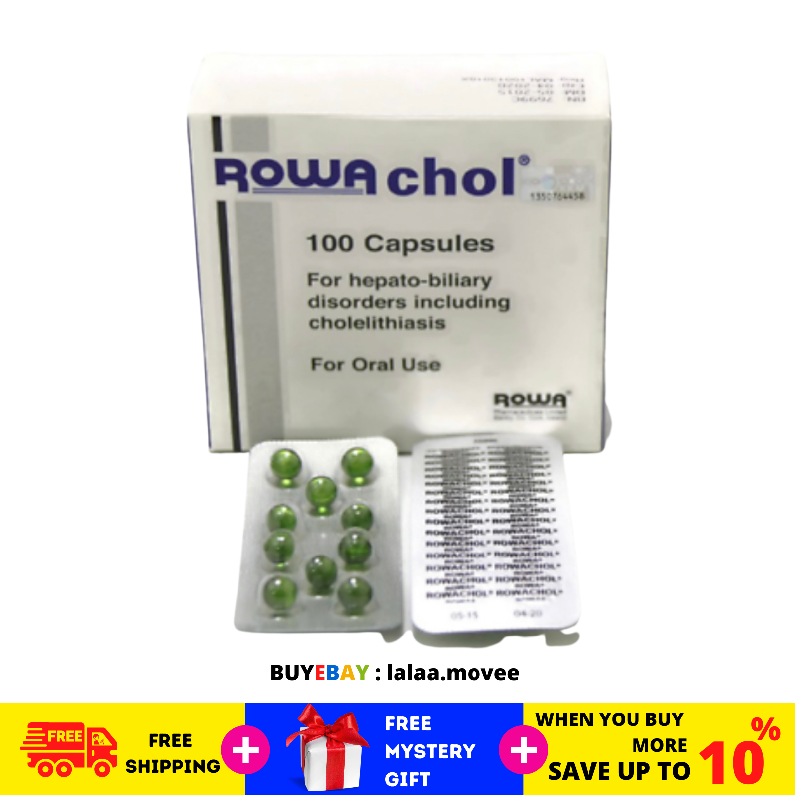 ROWACHOL 100 capsules – Improve Liver Gall and similar items