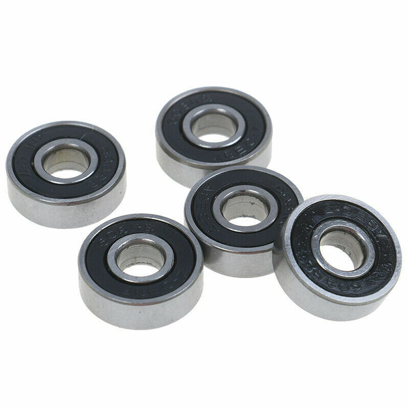 608-RS Radial Roller Ball Bearing 8x22x7mm Sealed Shielded x8 FAST SHIP ...