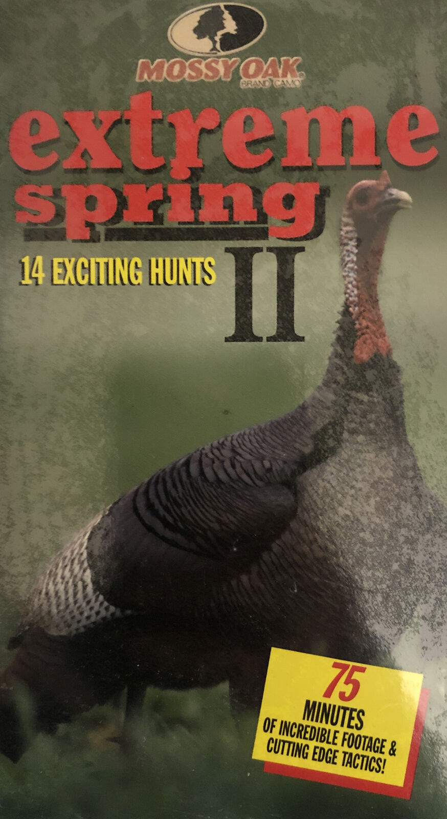Mossy Oak eXtreme Spring II 2 14 Exciting Hunts Turkey Hunting VHS 1999-BRAN NEW - VHS Tapes