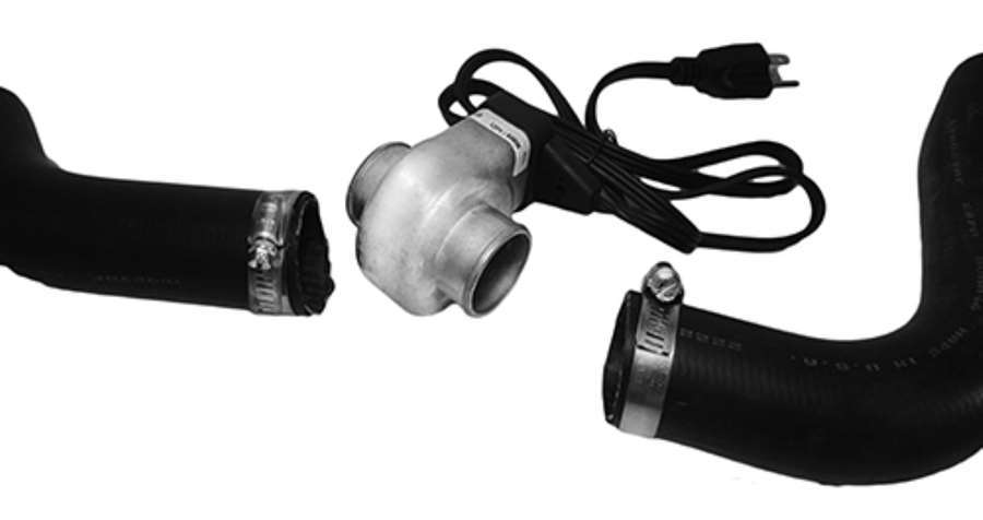 16400 Kat's 1" 400W Lower Radiator Hose Engine Block Antifreeze Pre ...