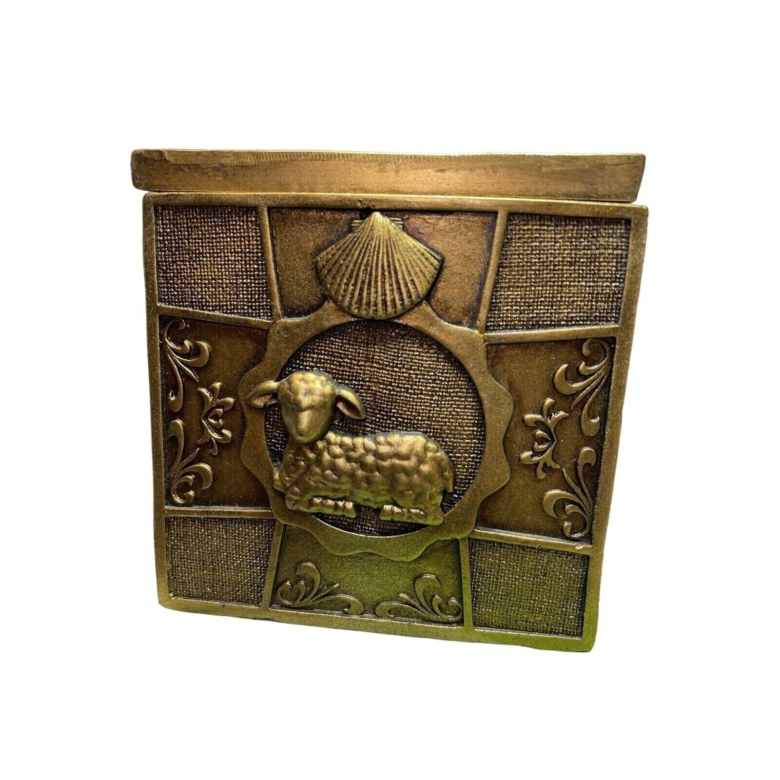 Hidden treasure box with lid Religious Scripture Jeremiah 29:11 Gold ...