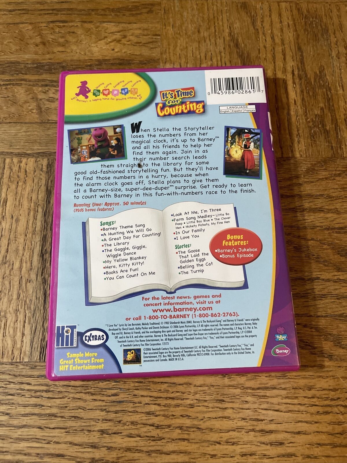 Barney It’s Time For Counting DVD and similar items