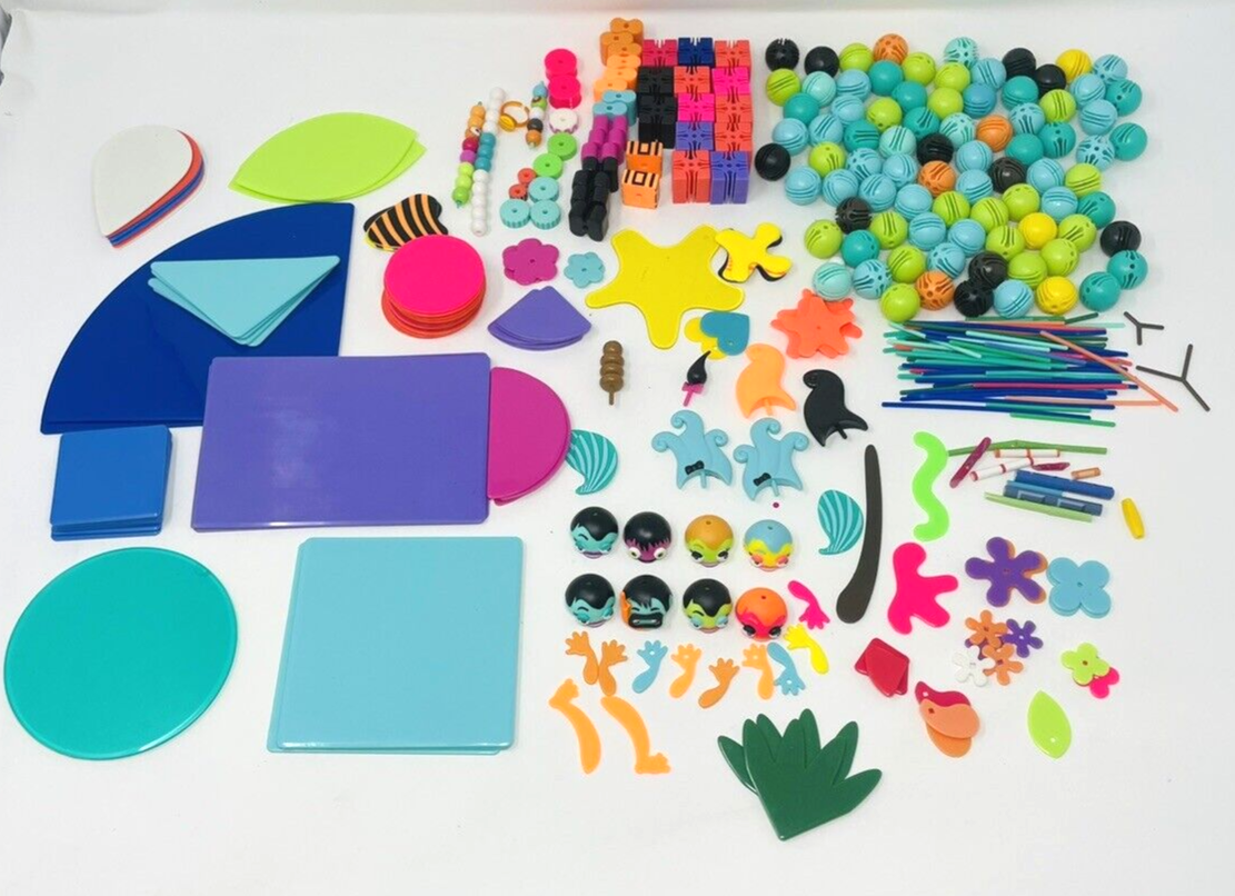 Large Lot Ello Creationary Creation Building System Toy Set 250+ Pieces ...