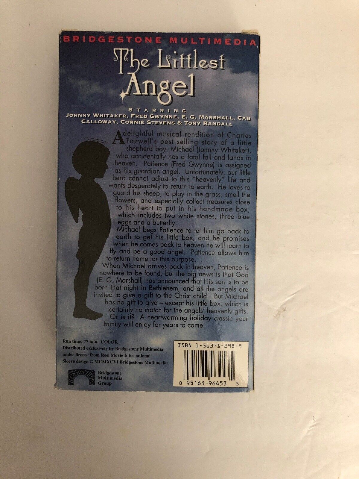 The Littlest Angel(VHS,1997)TESTED-RARE VINTAGE COLLECTIBLE-SHIPS N 24 ...