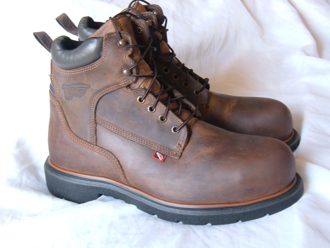Red Wing 912 Safety Boots Soft toe Made in USA Brand New US Size 12 B ...