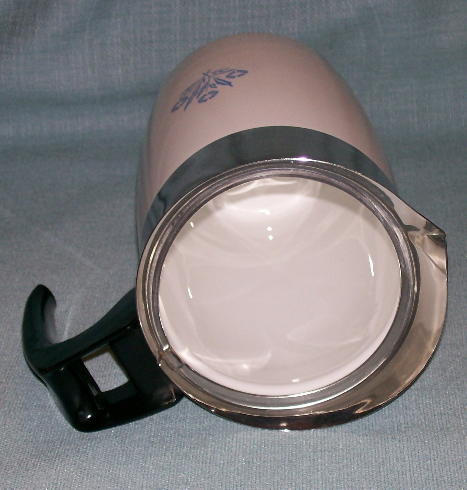 Corning Ware BLUE CORNFLOWER Electric Coffee Pot/Percolator 6 cup P-6 ...