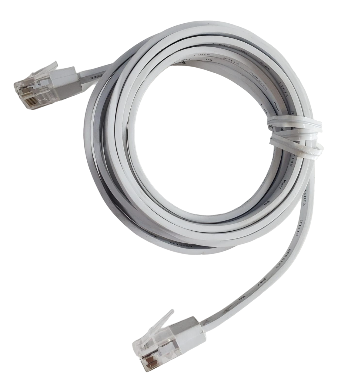 Ethernet Cable RJ45 White E212689 AWM 21811 80°C 30V VW-1 - Ethernet ...