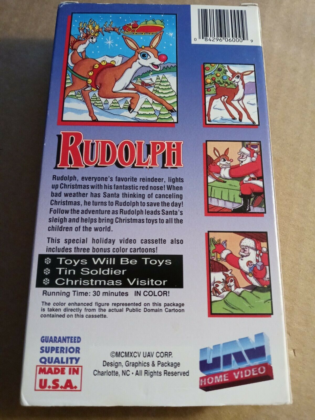 Rudolph The Red Nosed Reindeer VHS Used VCR Video Tape Cartoon ...