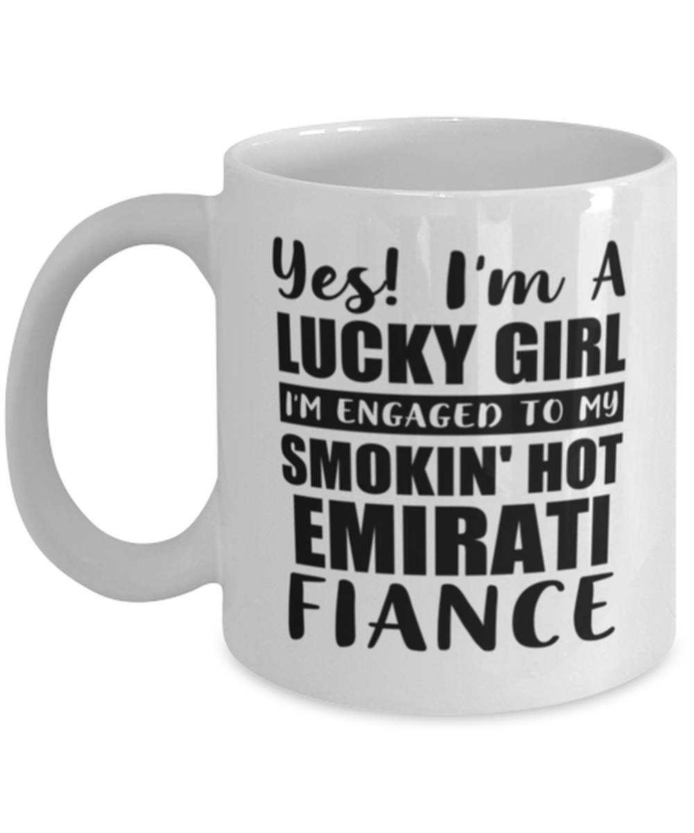 Emirati Fiance Engagement Present For Her Lucky Girl Smokin Hot Funny Dinnerware And Serveware