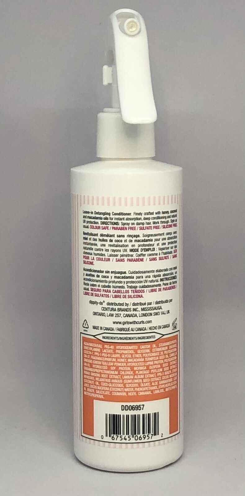 DIPPITY-DO Girls with Curls Leave in Detangling Conditioner Coconut 8oz ...