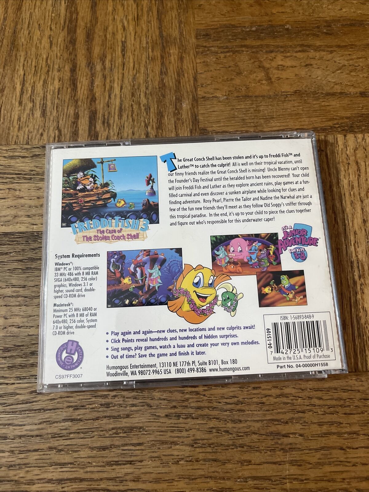 Freddi Fish PC CD Rom - Video Games
