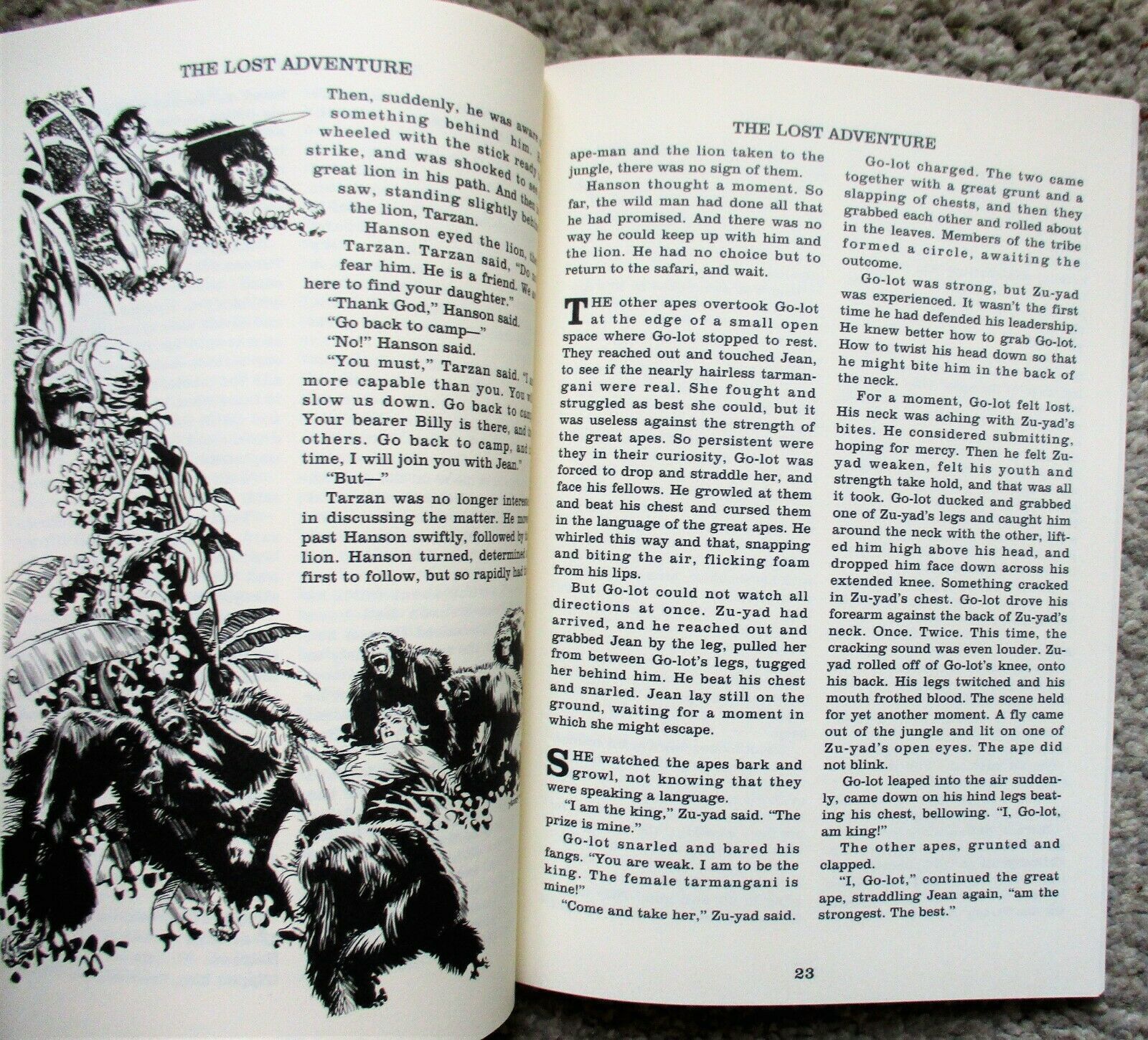 TARZAN: THE LOST ADVENTURE Book One (1995) Edgar Rice Burroughs - Dark ...